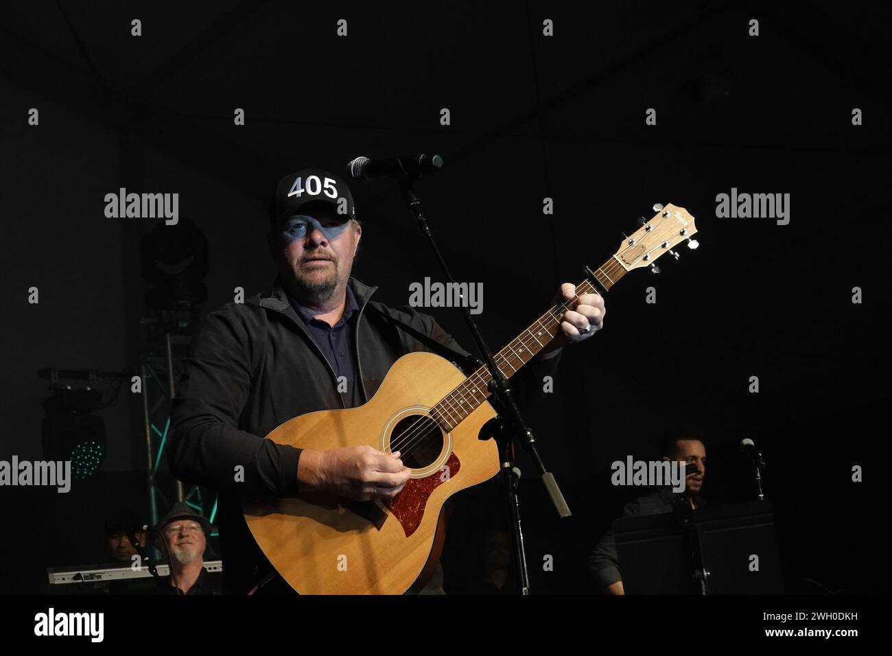 AT&T Pro-Am Golf 7th February 2020. Pebble Beach, CA., USA Toby Keith ...