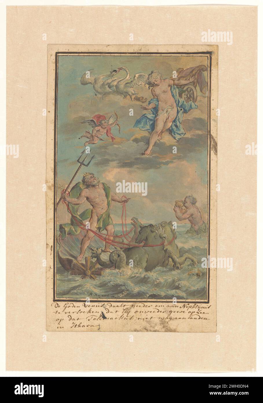 Venus asks Neptunus to prevent Telemachus from landing on Ithaca, Rienk ...