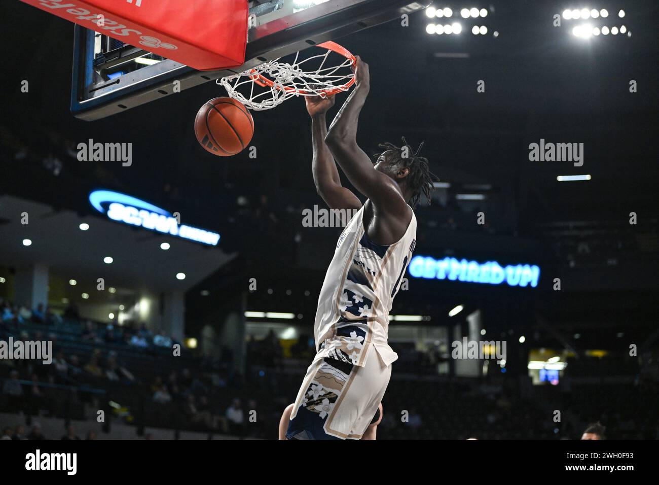 ATLANTA, GA – FEBRUARY 06: Georgia Tech forward Baye Ndongo (11) goes ...