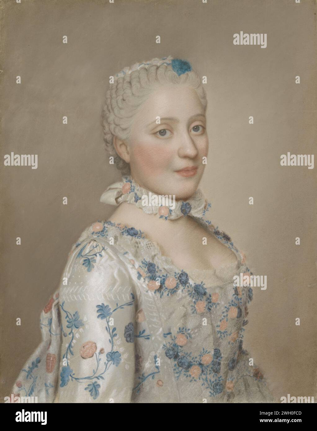 Maria Josepha of Saxony, Dauphine of France, Jean-Etienne Liotard, 1749 ...