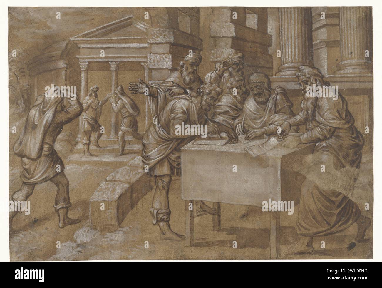Drawing of the temple of solomon hi-res stock photography and images ...