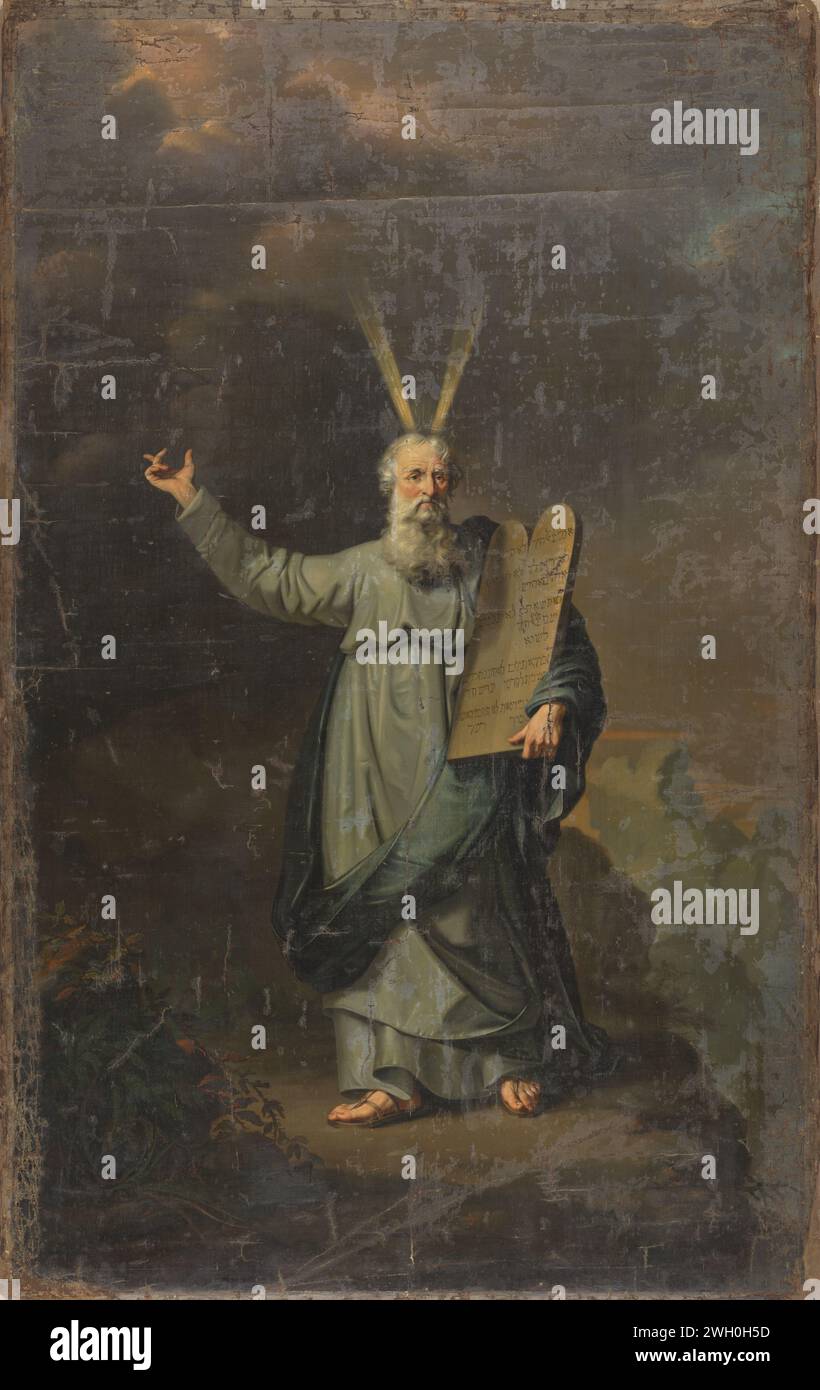 Moses tablets painting hi-res stock photography and images - Alamy
