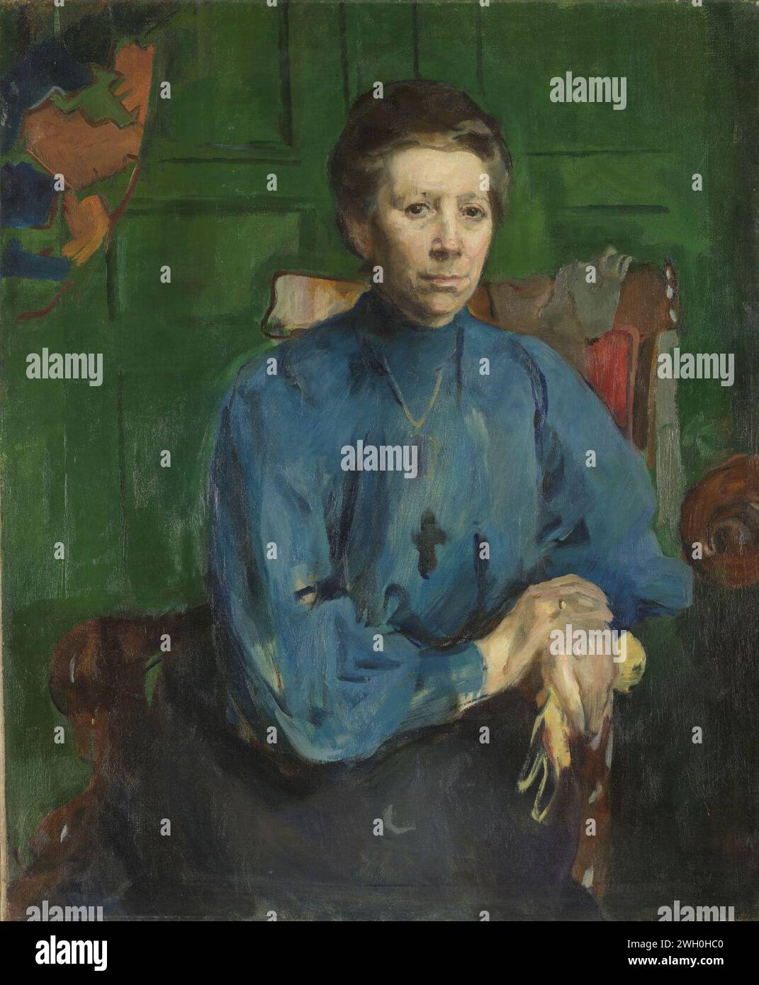 Harriet Backer - Mrs. Vedastine Aubert, b. Moe Stock Photo - Alamy