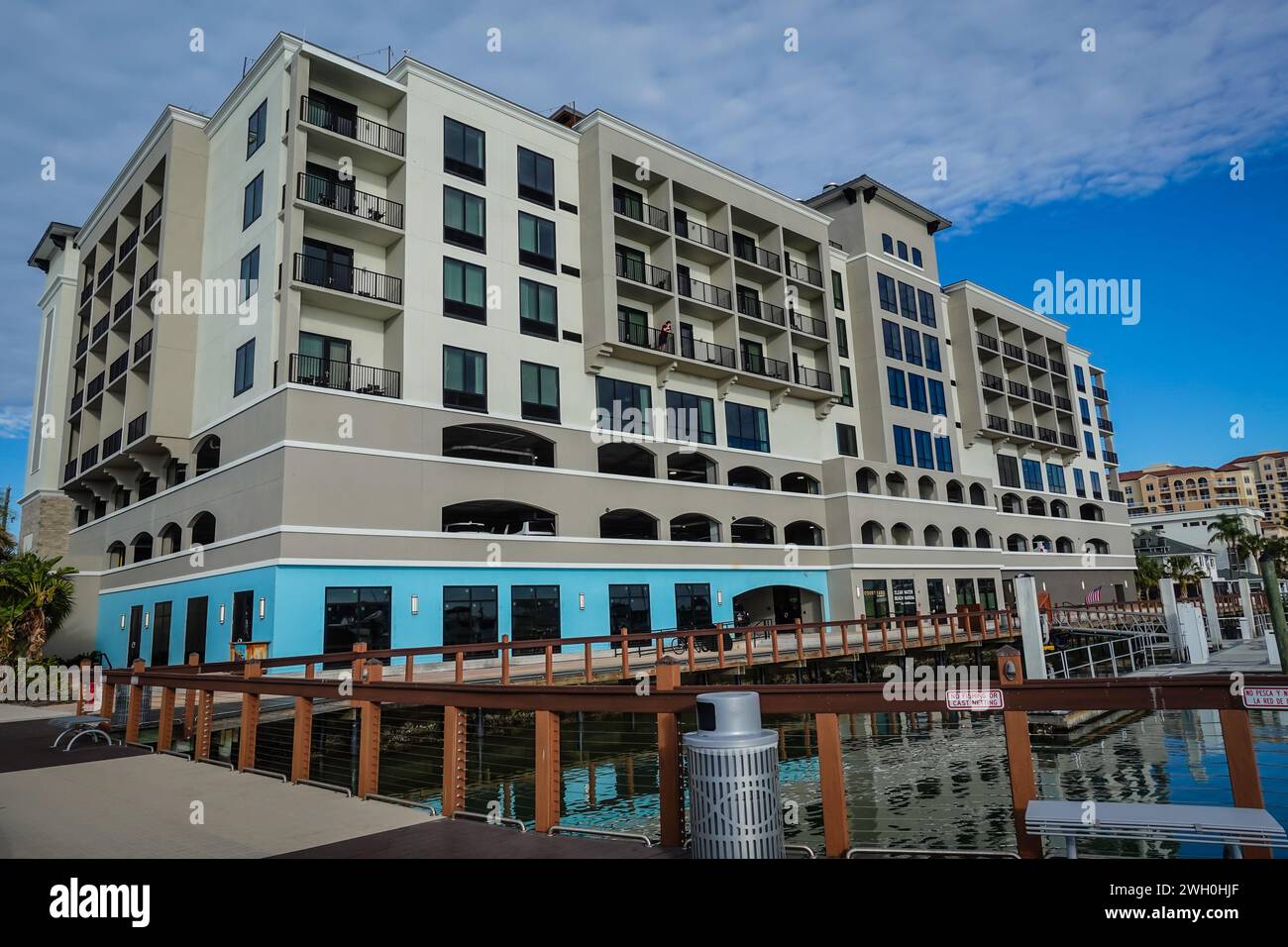 Marriott hotel facing the water in Clearwater, Florida Stock Photo - Alamy