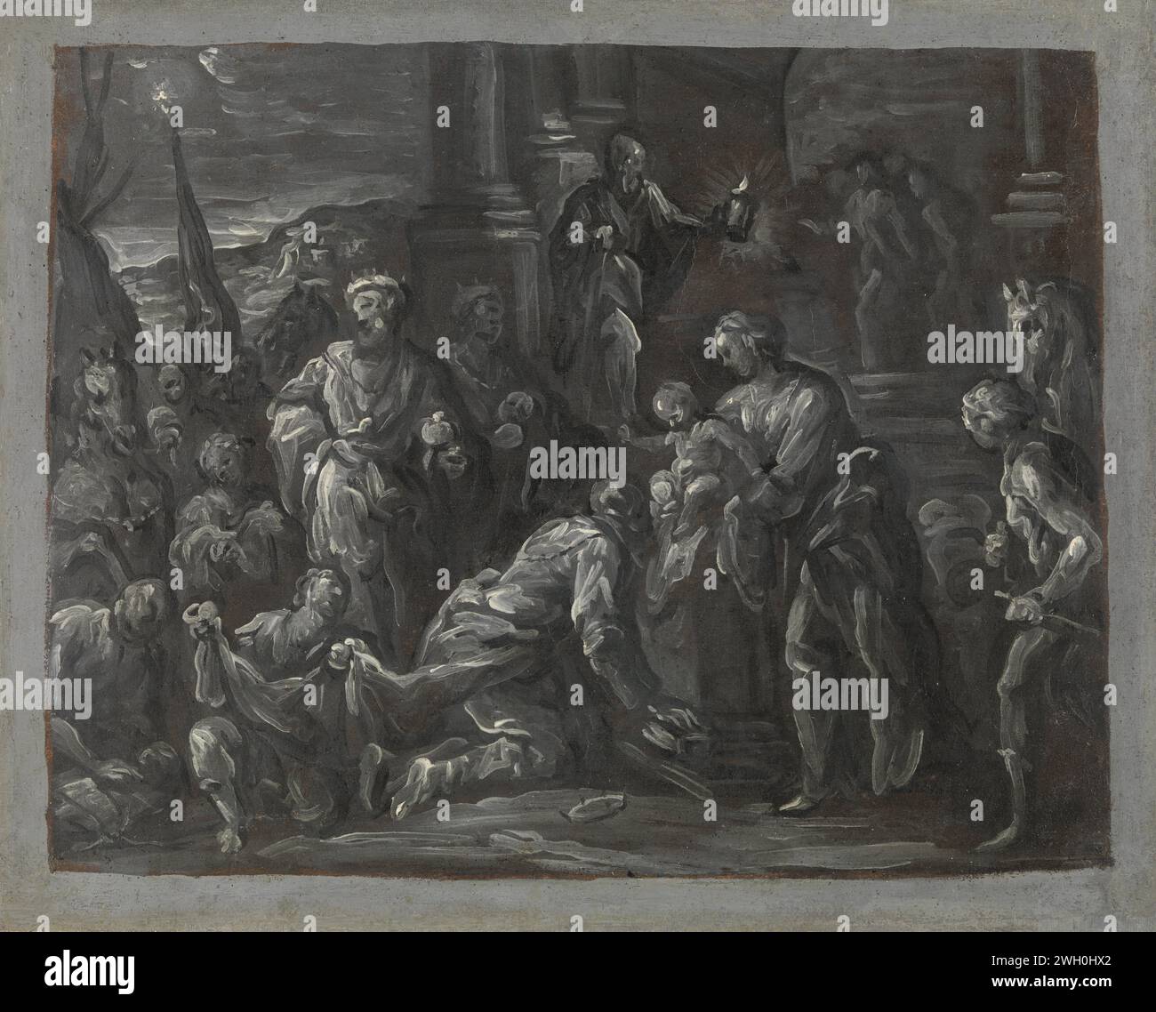 The worship of the Kings, Andrea Michieli (attributed to), 1575 - 1599 ...