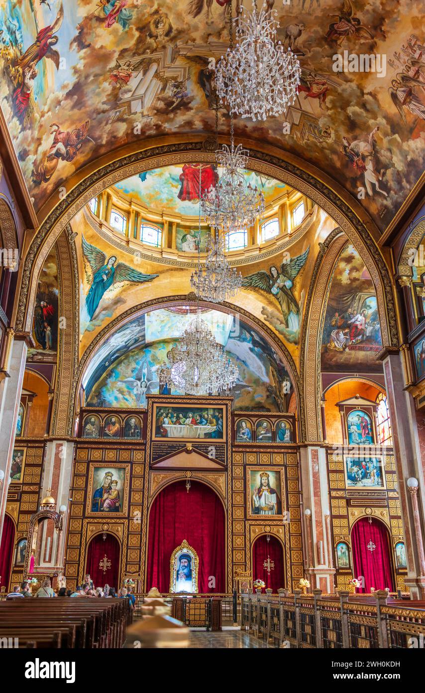 Sharm el Sheikh, Egypt - December 19, 2023: Coptic church The Heavenly ...
