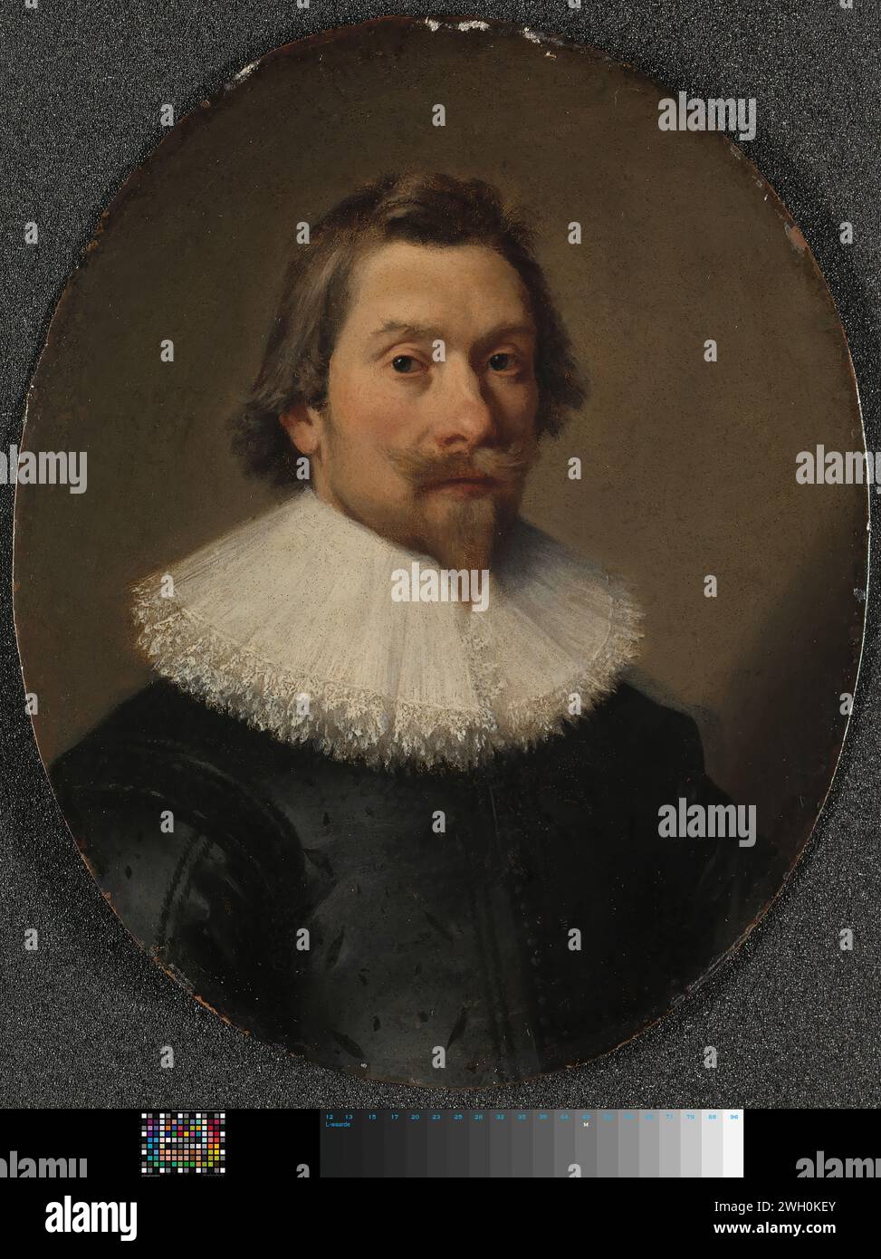 Portrait of Cornelis Samuelsz van Esch (1594/95-1656), anonymous, 1632 ...