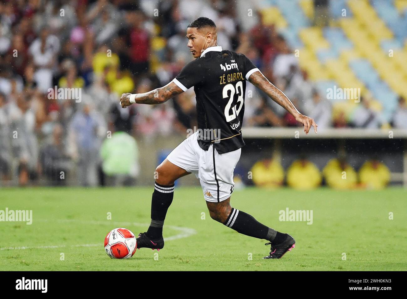 Rio de Janeiro, Brazil, February 4, 2024. Soccer player Zé Gabriel of ...