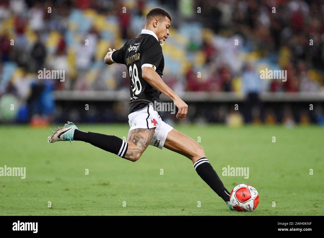 Rio de Janeiro, Brazil, February 4, 2024. Soccer player of the Vasco ...
