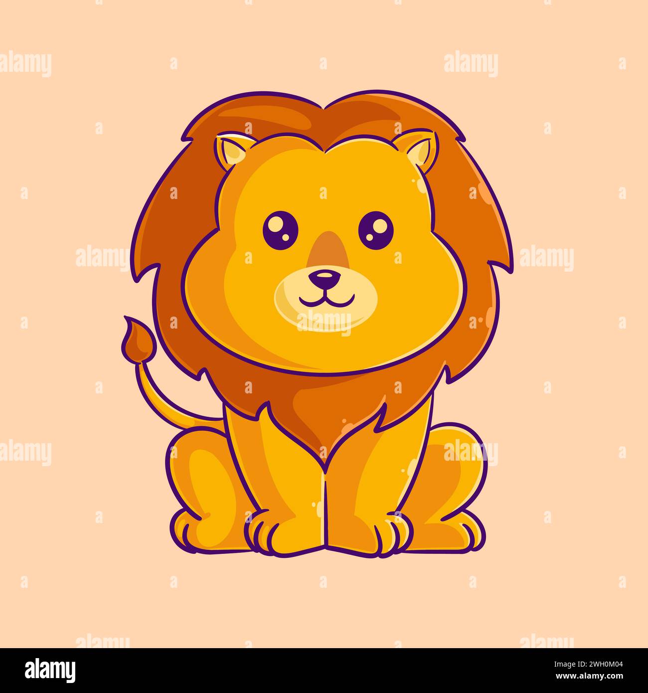 Lion sitting roaring hi-res stock photography and images - Alamy
