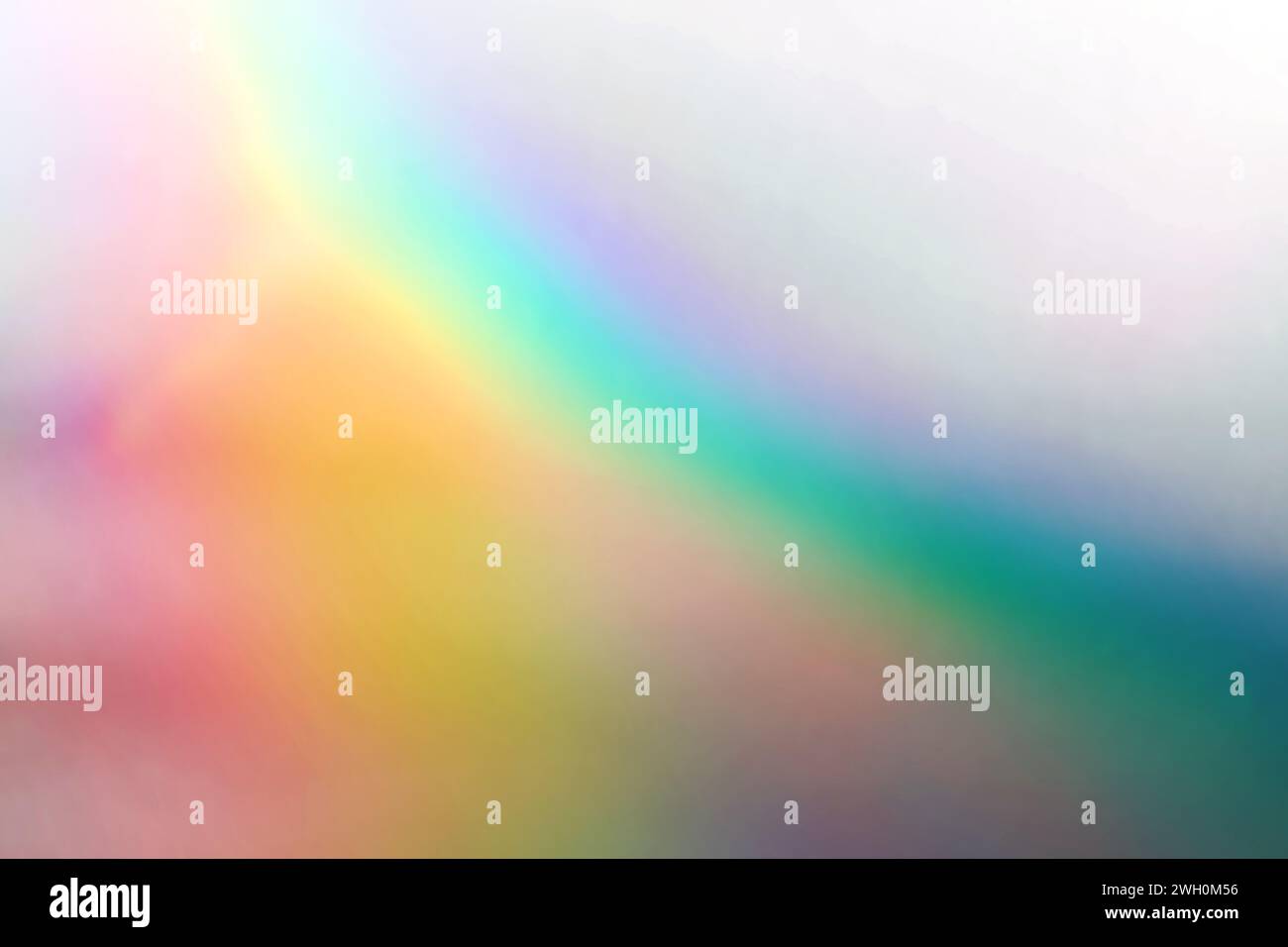 Abstract colorful rainbow background, holographic light refraction ...
