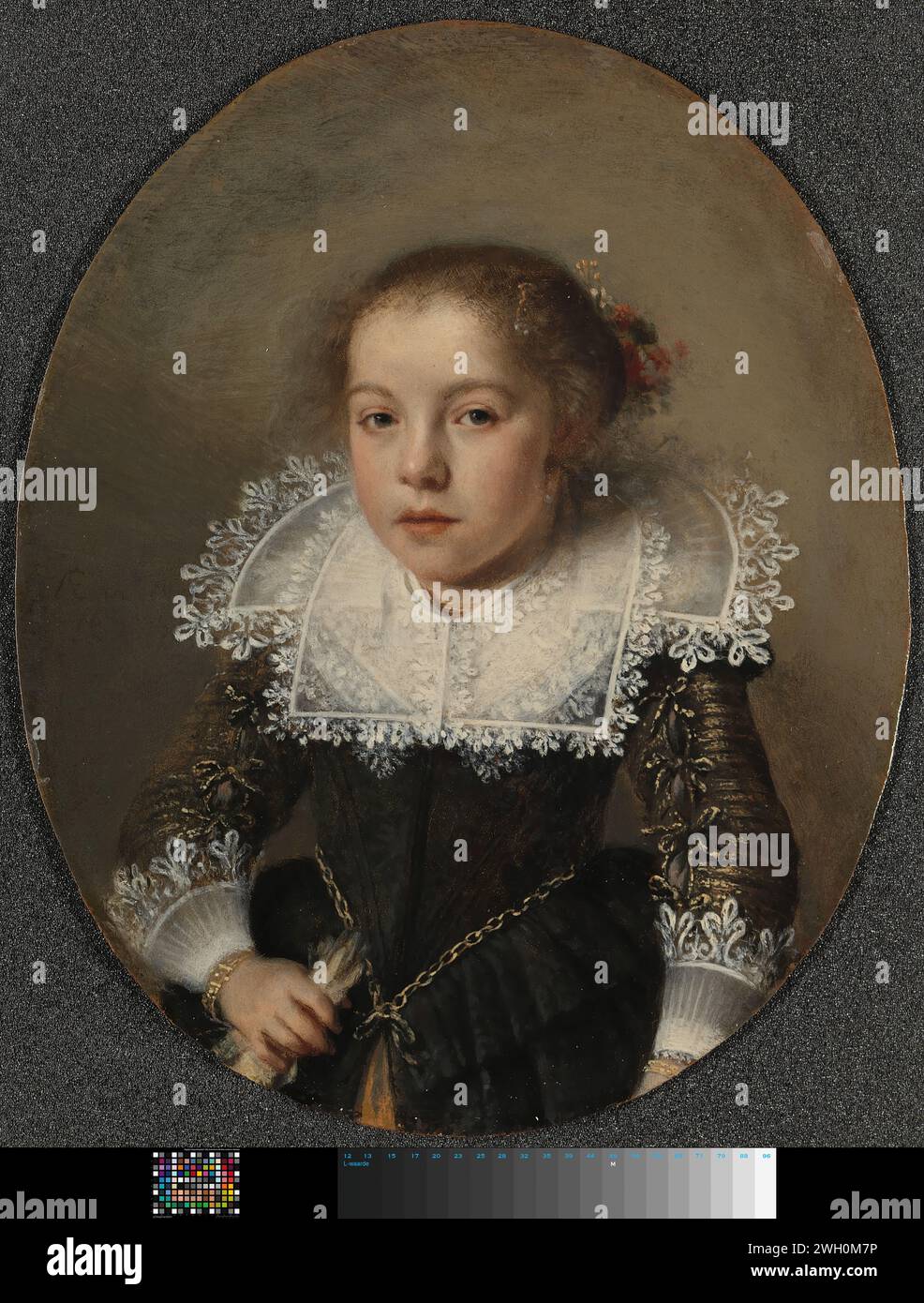 Portrait of Cornelia Cornelisdr van Esch, Anonymous, 1632 painting ...