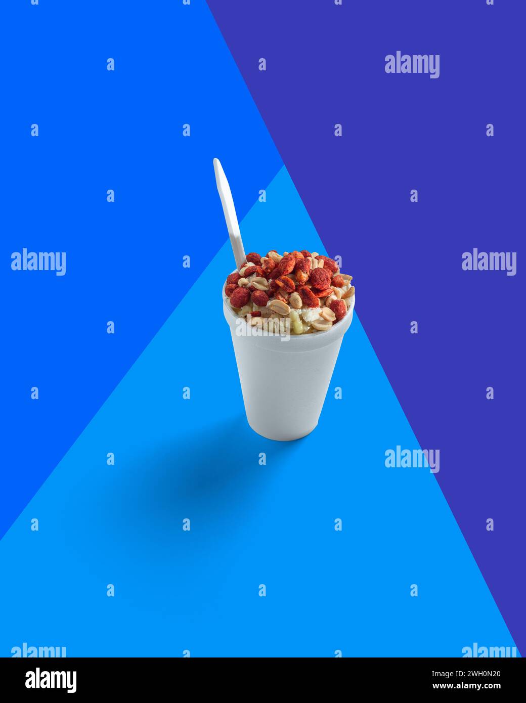 Corn Preparation in a Cup, Esquite, Mexican Snack, Street Food, Spicy ...