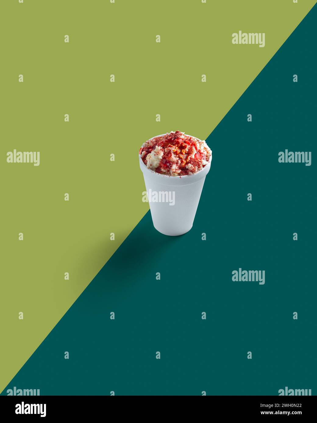 Corn Preparation in a Cup, Esquite, Mexican Snack, Street Food, Spicy ...