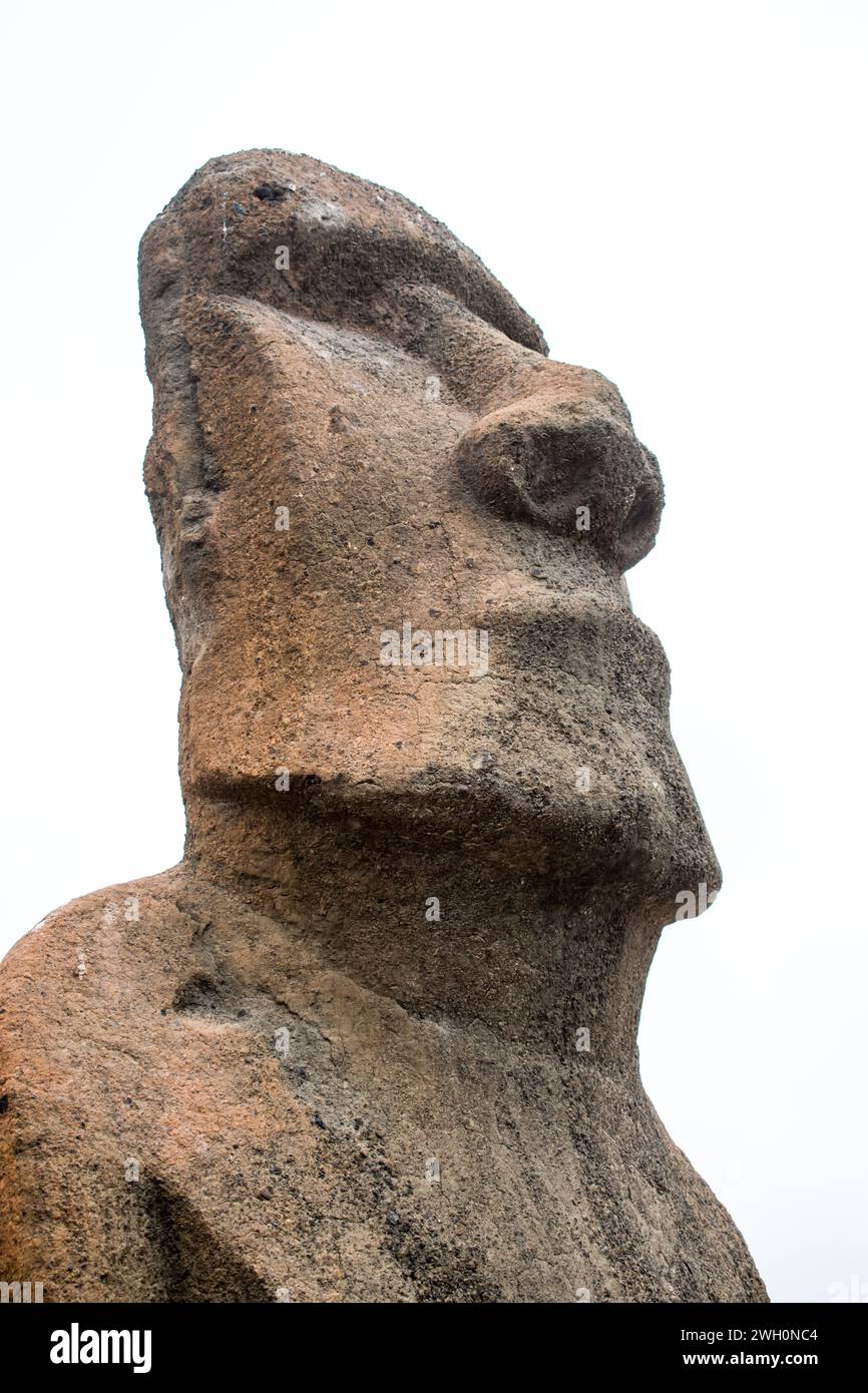 The Moái of Museo Fonck is a notable Moai statue displayed at the Museo ...