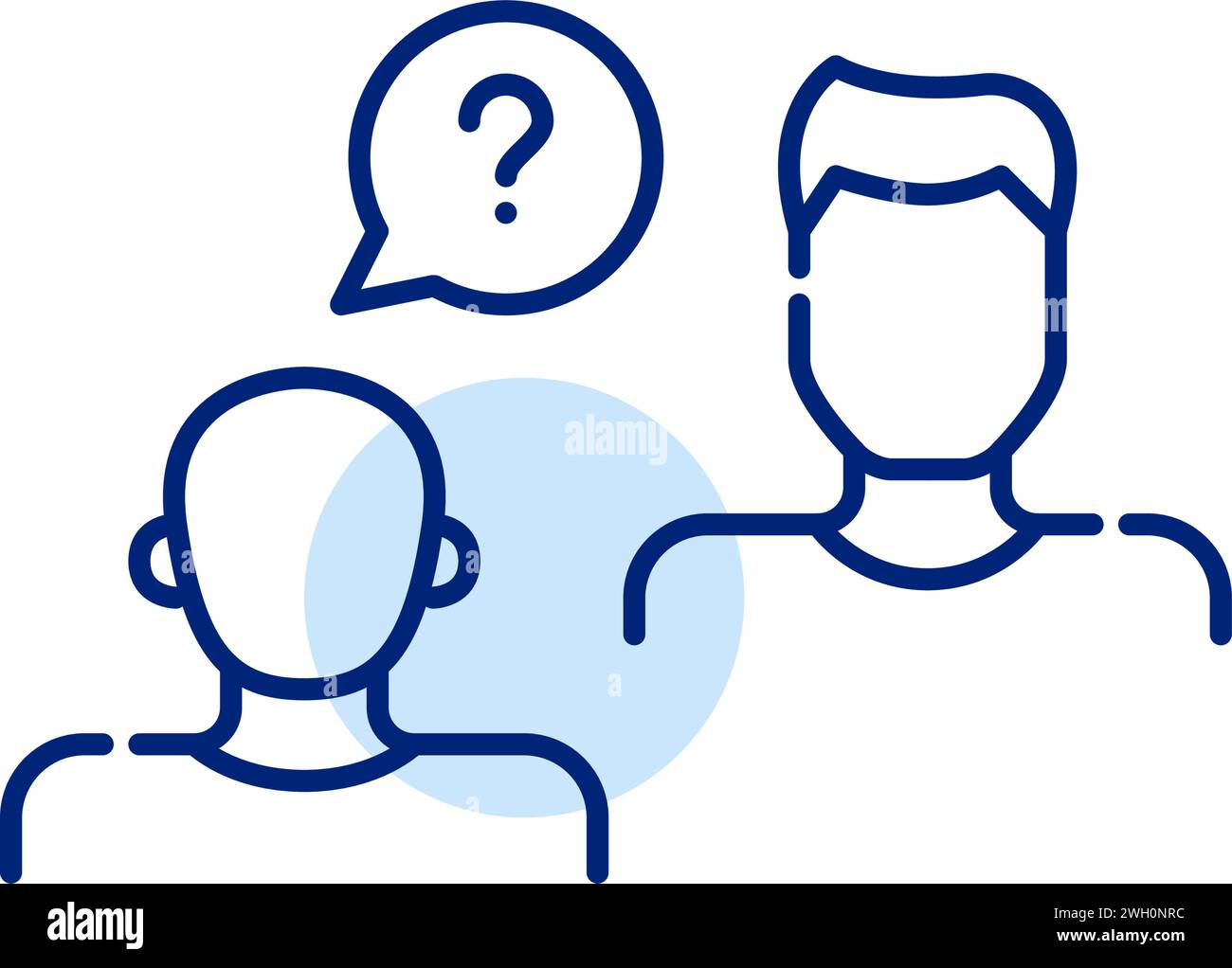 Employee questions Stock Vector Images - Alamy