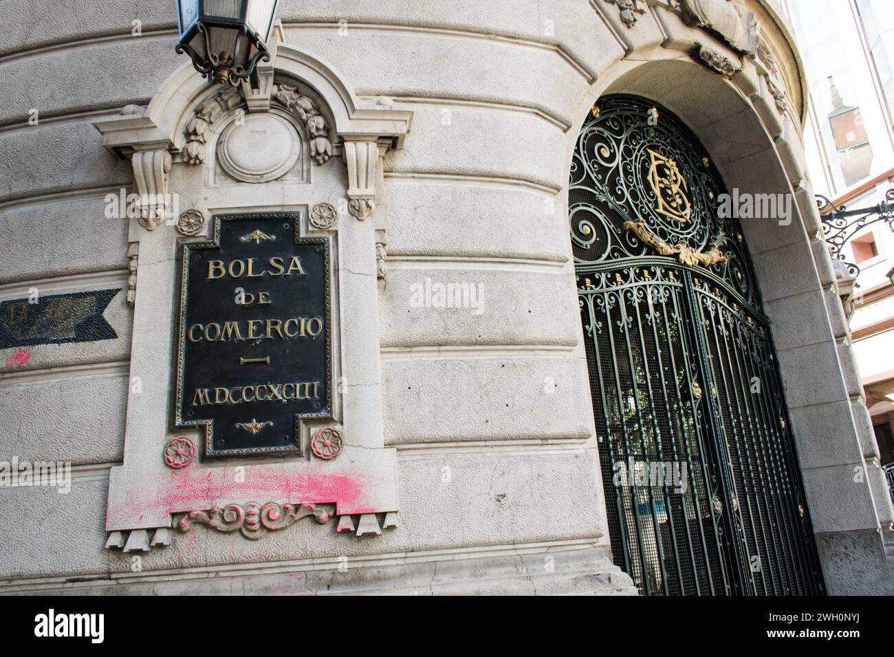 The Santiago Stock Exchange Building, constructed by architect Emile ...