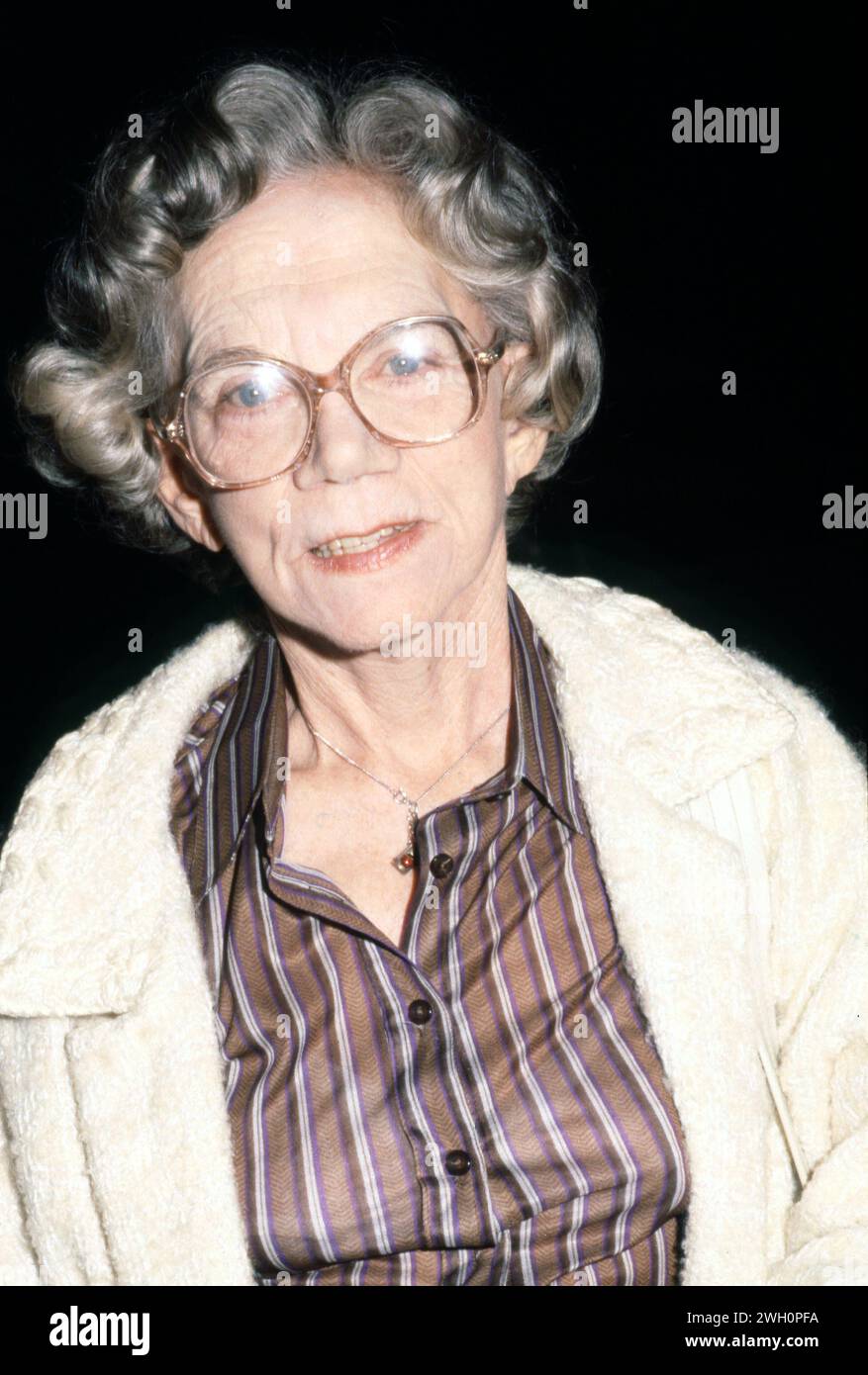 Ellen Corby Circa 1980's Credit: Ralph Dominguez/MediaPunch Stock Photo ...