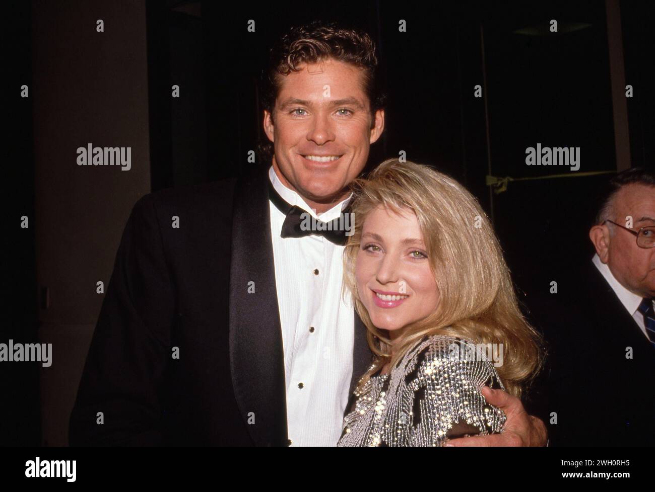 David Hasselhoff and Pamela Bach 1989 Credit: Ralph Dominguez ...