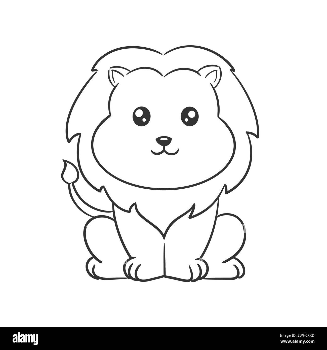 Lion sitting roaring hi-res stock photography and images - Alamy