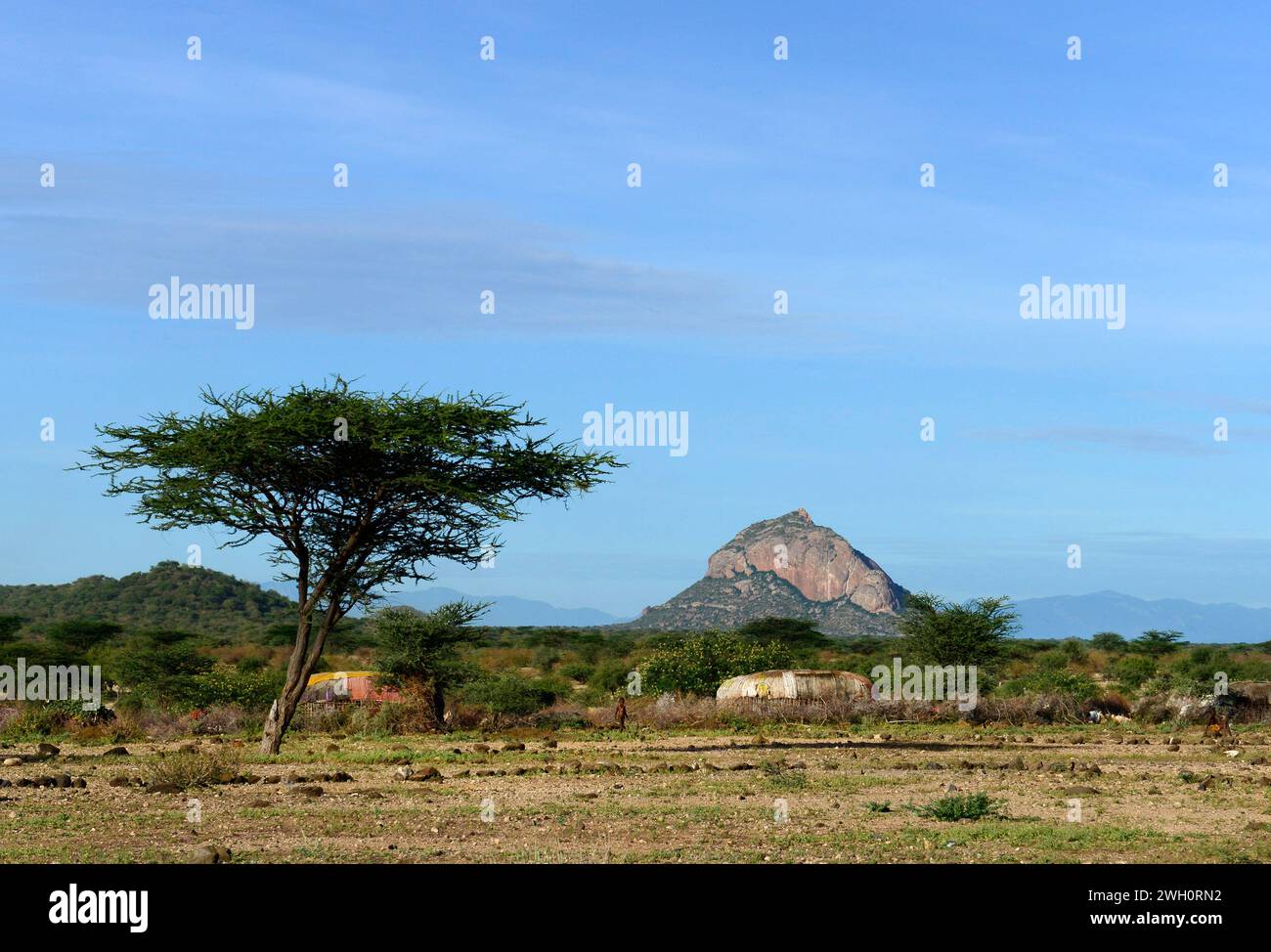 Landscapes in the Ngurunit area in northern Kenya Stock Photo - Alamy