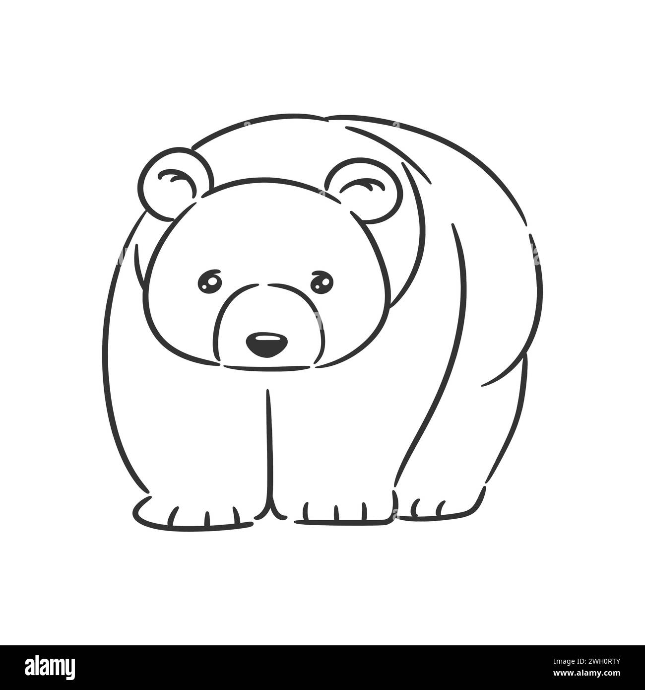 Cute panda design hi-res stock photography and images - Alamy