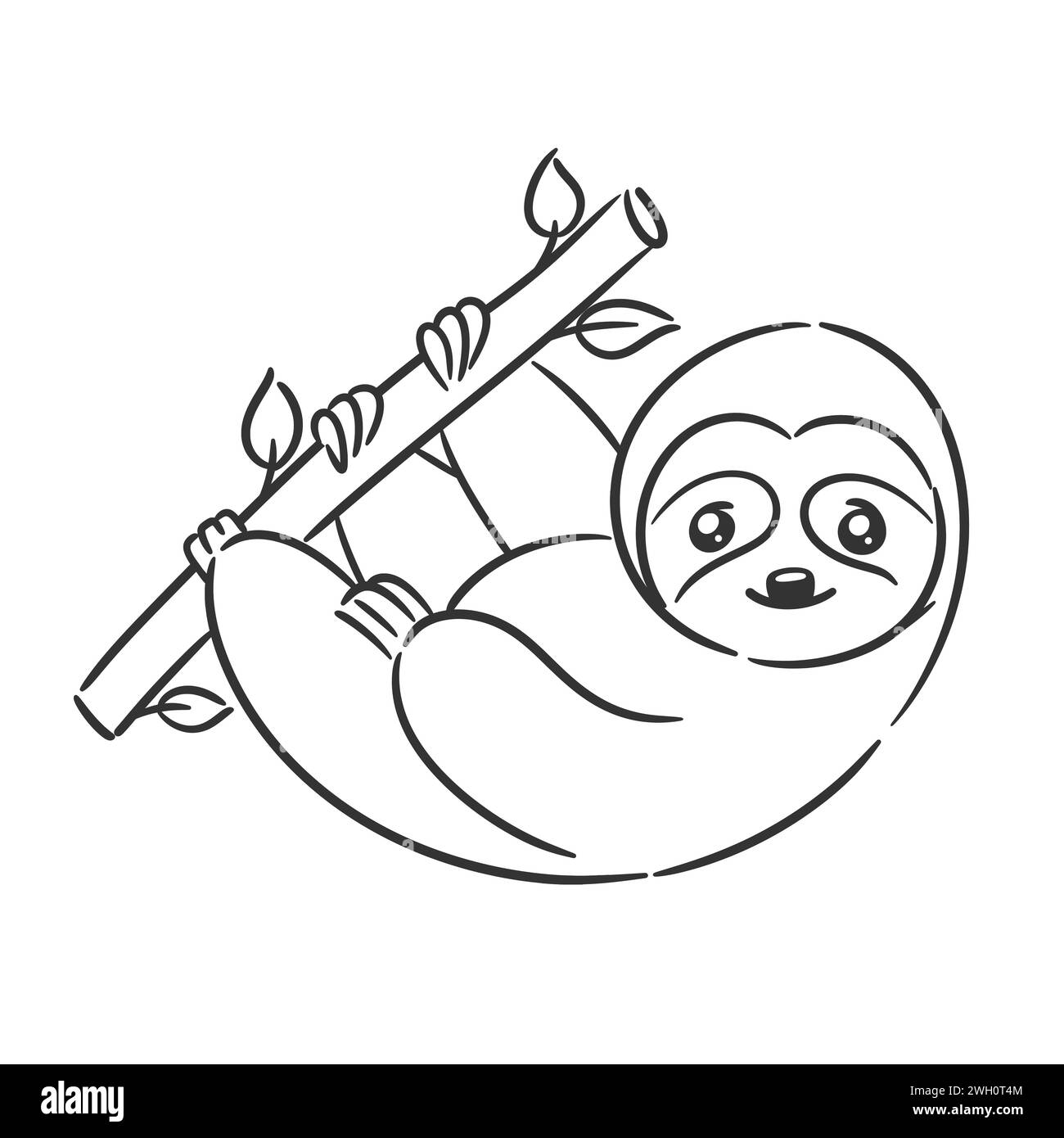 Hand drawn cute slow loris design for coloring Stock Vector Image & Art ... Hand drawn cute slow loris design for coloring Stock Vector Image & Art ...