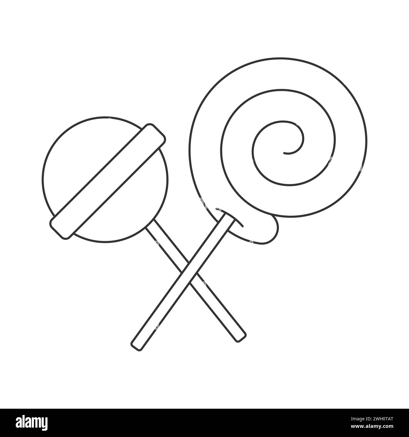 Colorful cartoon background two Black and White Stock Photos & Images ...