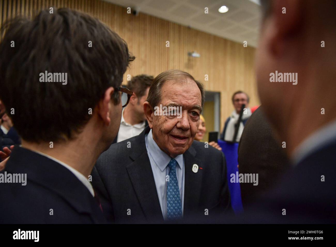 Paris, France. 06th Feb, 2024. President of Metropole du Grand Paris ...