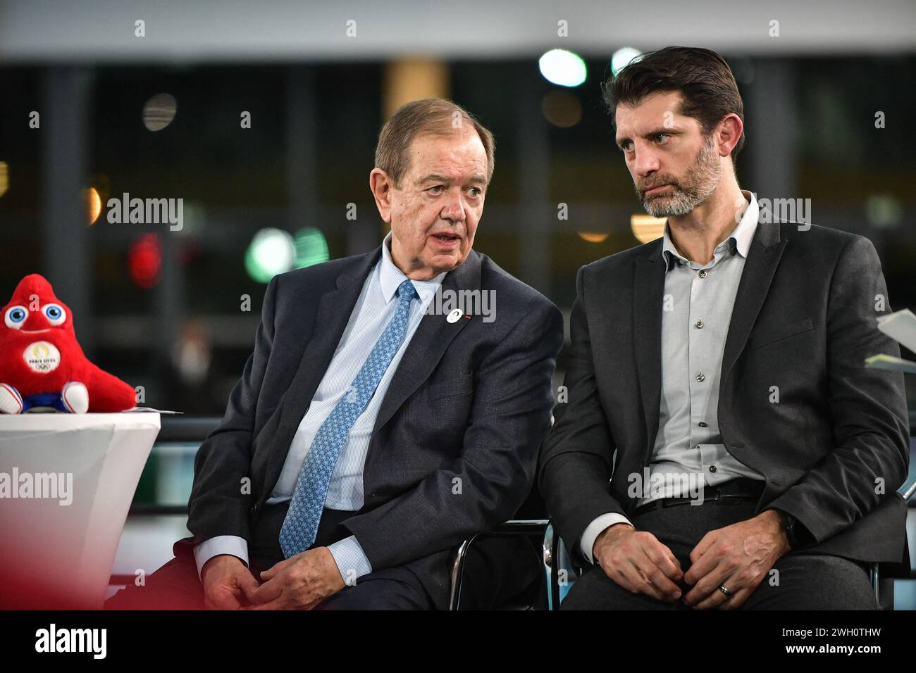 Paris, France. 06th Feb, 2024. President of Metropole du Grand Paris ...