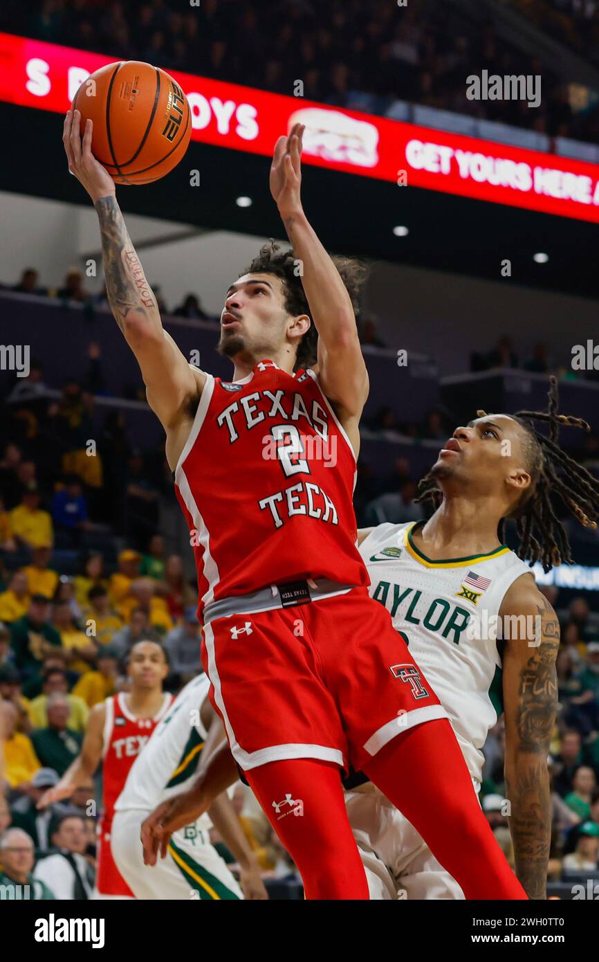 WACO, TX - FEBRUARY 06: Texas Tech Red Raiders guard Pop Isaacs (2 ...