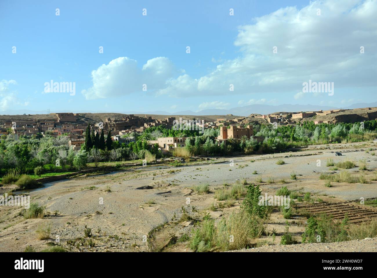 The Assif n Im'Goun river by Kalaat M'Gouna in Tinghir Province ...