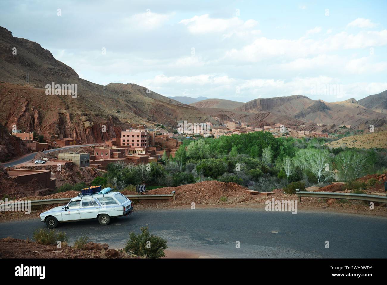 Beautiful landscapes at Dadès Gorges in Morocco Stock Photo - Alamy