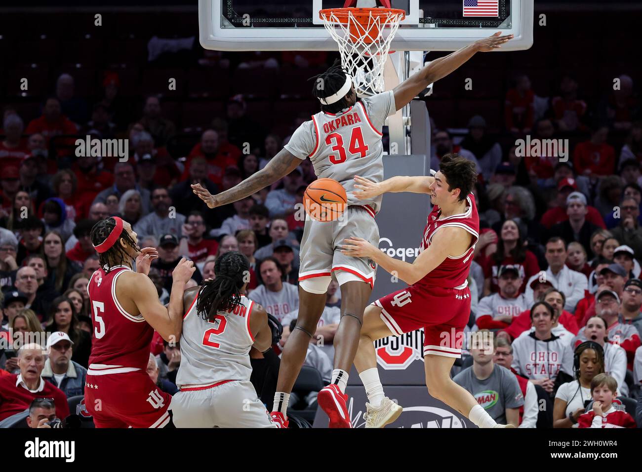 Columbus, Ohio, USA. 6th Feb, 2024. Indiana Hoosiers guard Trey ...
