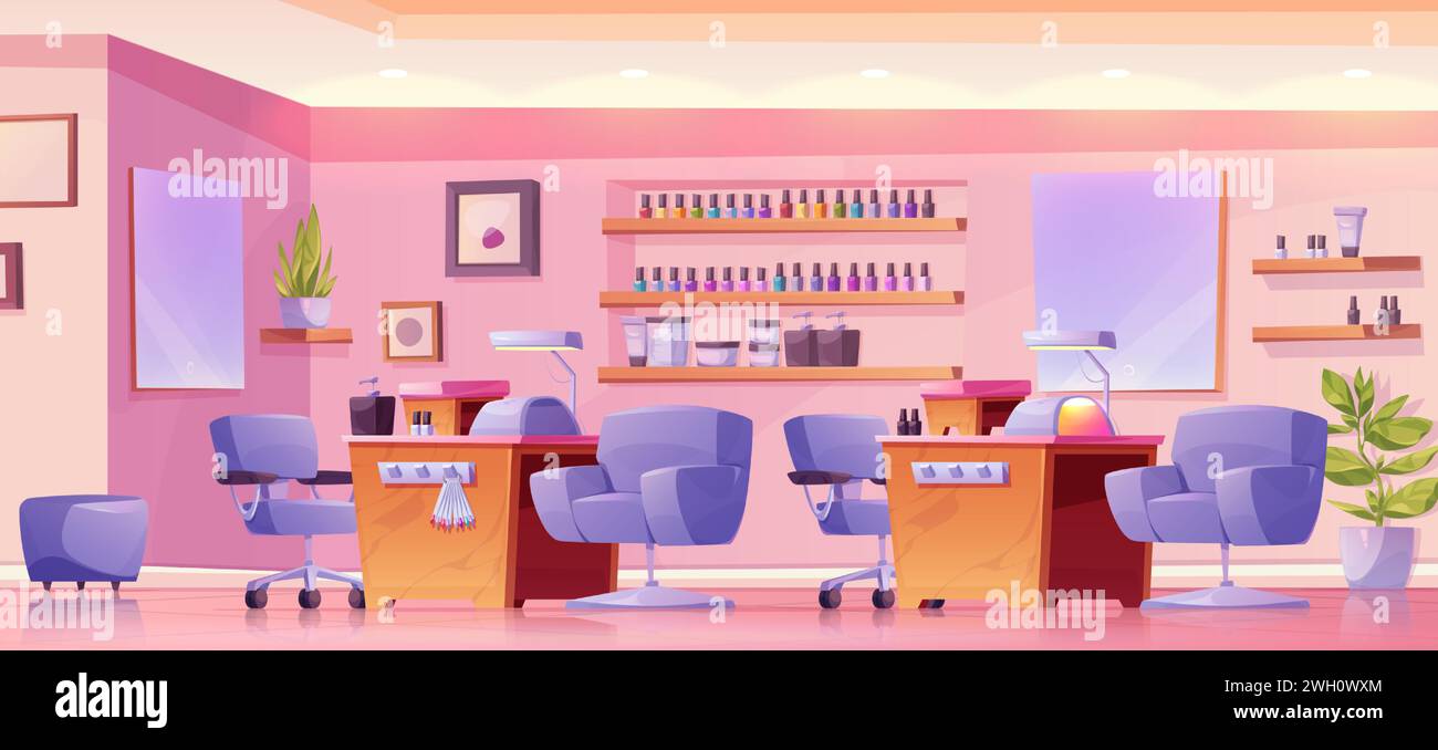 Salon chairs Stock Vector Images - Alamy