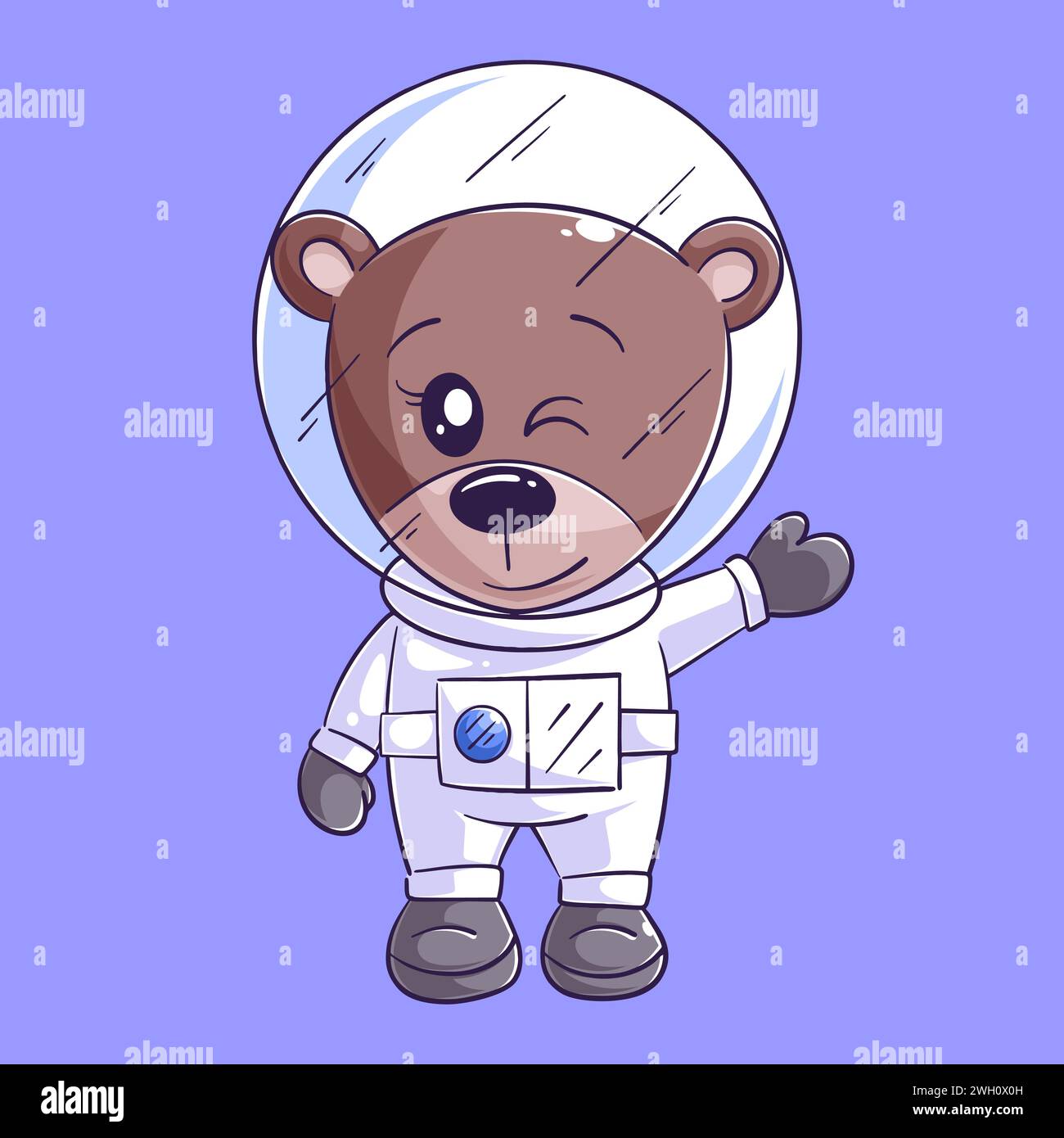 Astronaut coloring page vector vectors hi-res stock photography and ...