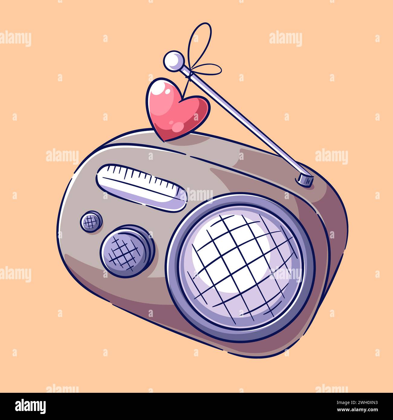 Radio design Stock Vector Images - Alamy