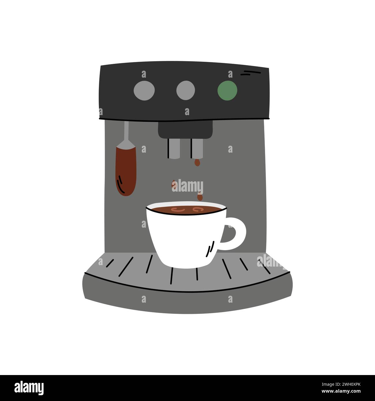 The automatic drawing machine Stock Vector Images - Alamy