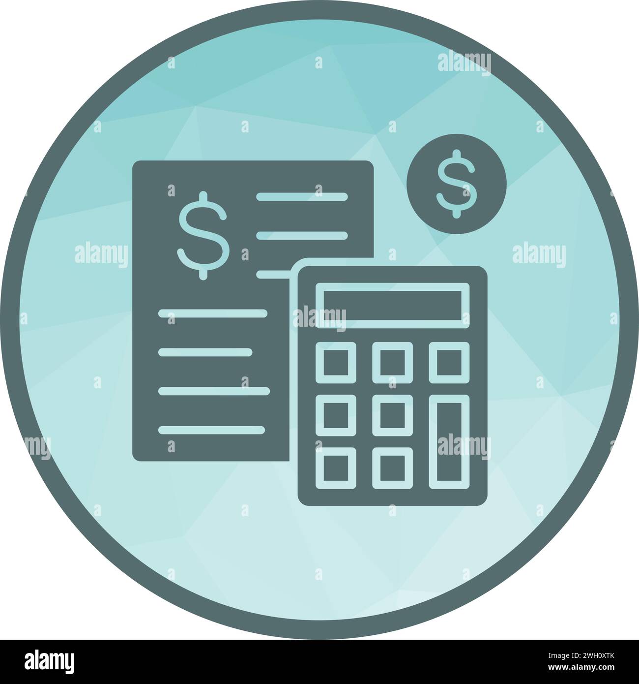 Budget icon vector image Stock Vector Image & Art - Alamy