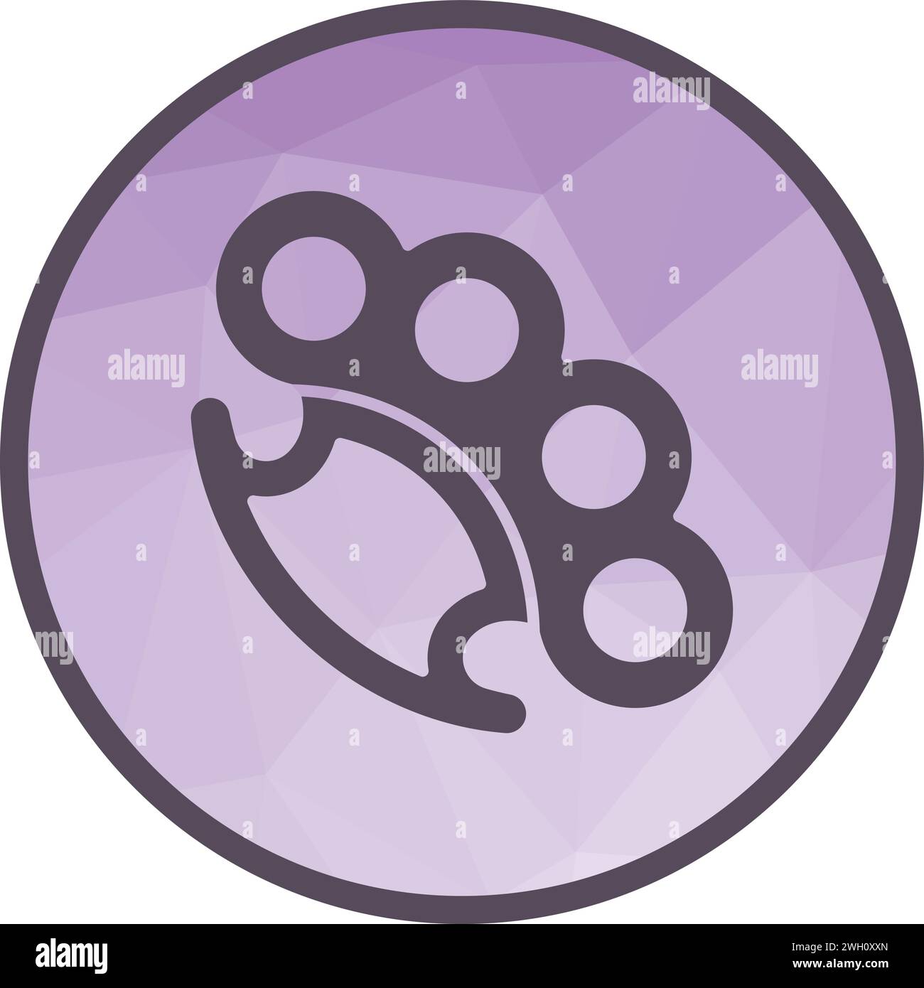 Brass Knuckles icon vector image Stock Vector Image & Art - Alamy