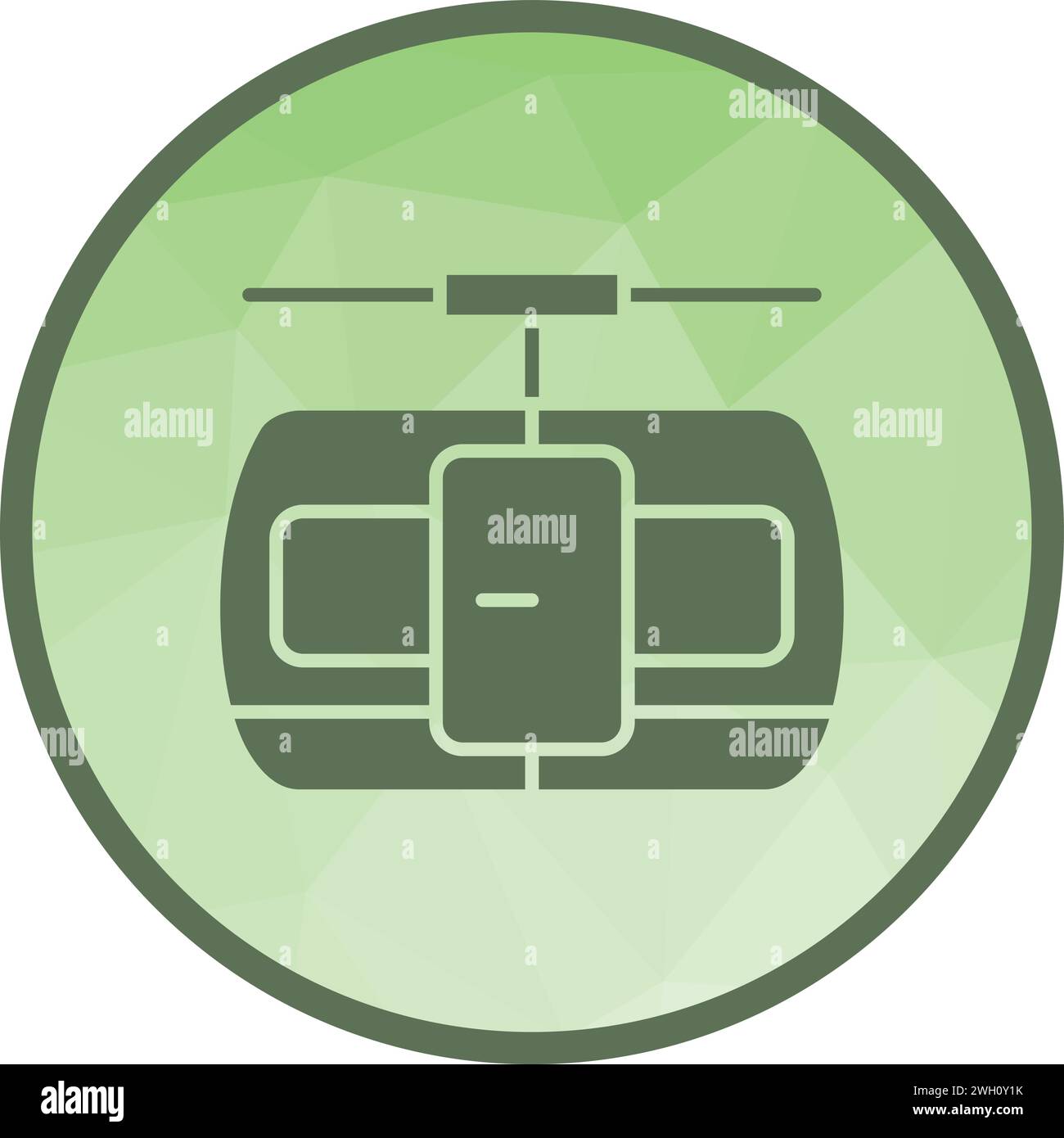 Cable Car Cabin icon vector image Stock Vector Image & Art - Alamy