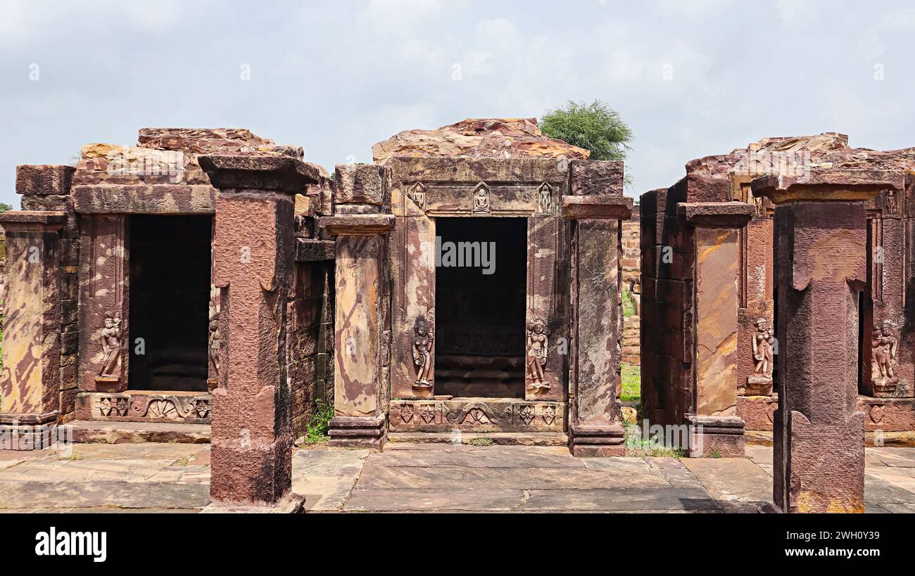 View of Ruined Jain Temple of Peenjana, Baran, Rajasthan, India Stock ...