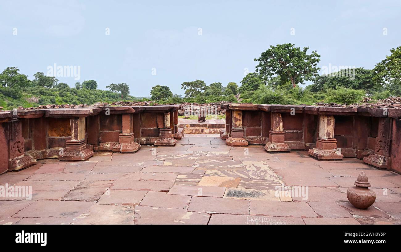 Temple Mandapa of Shiva Temple, Peenjana, Baran, Rajasthan, India Stock ...