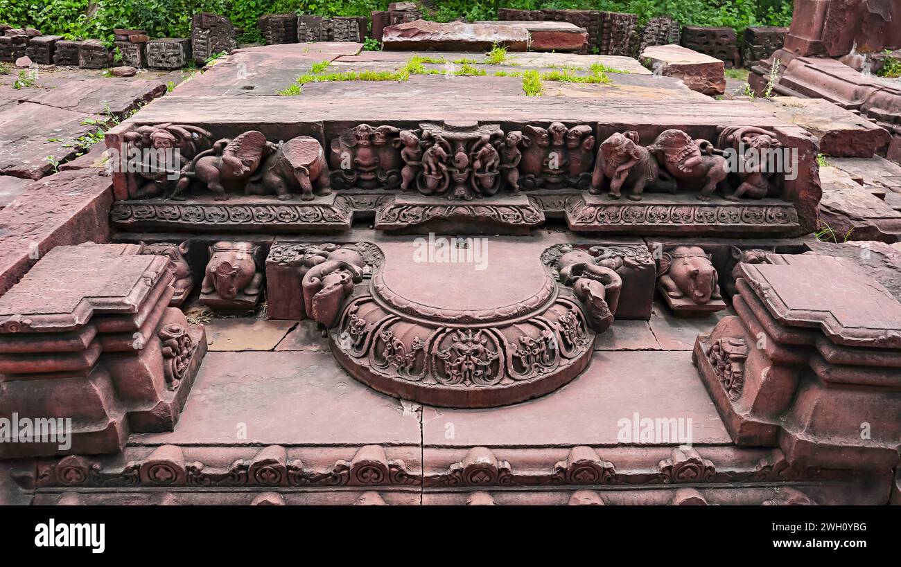Garbhagriha of Temple Near Kakuni Ganesh Temple, Baran, Rajasthan ...