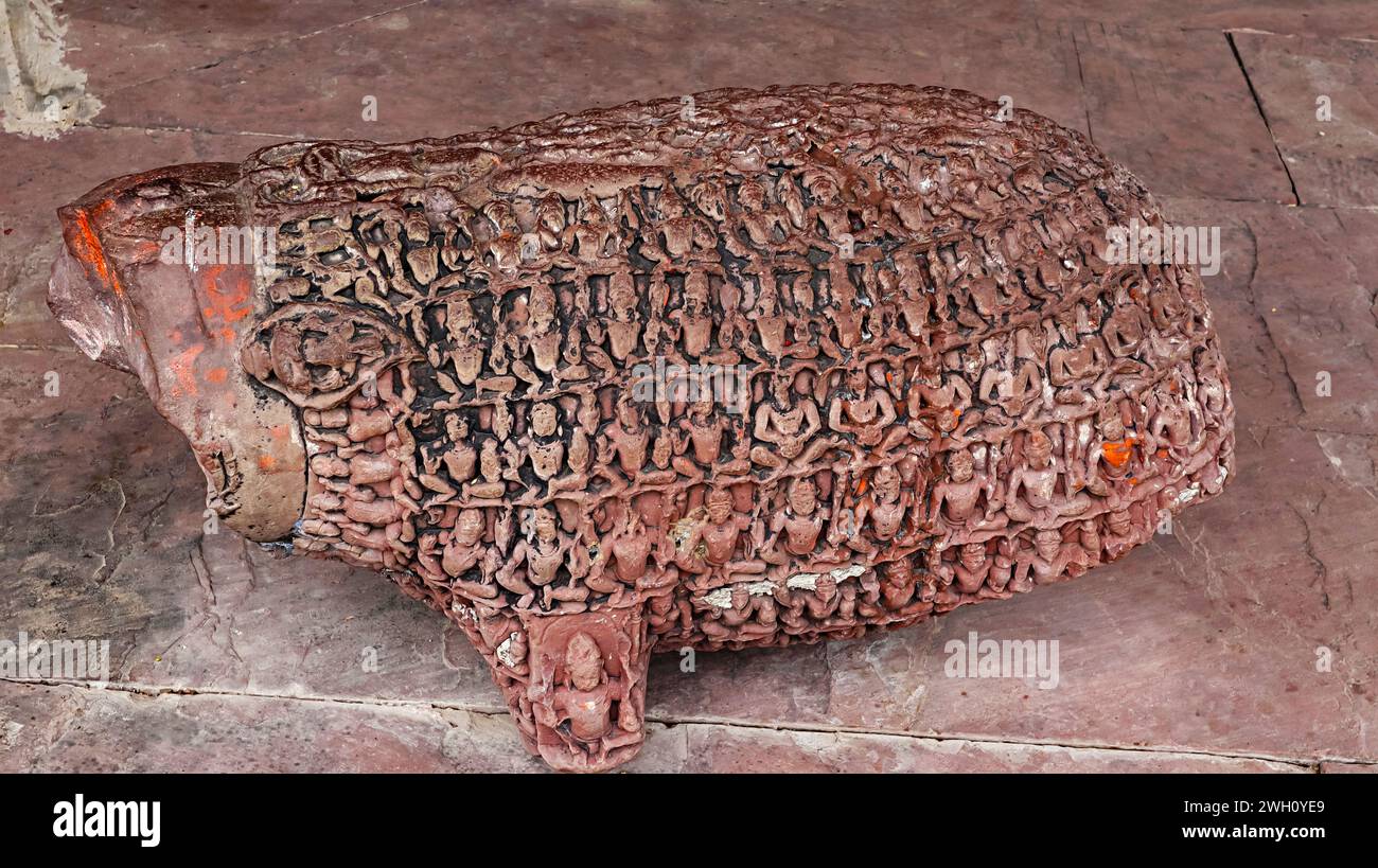 Ruin Sculpture of Vahara, the Form of Lord Vishnu, Kakuni Ganesh Temple ...