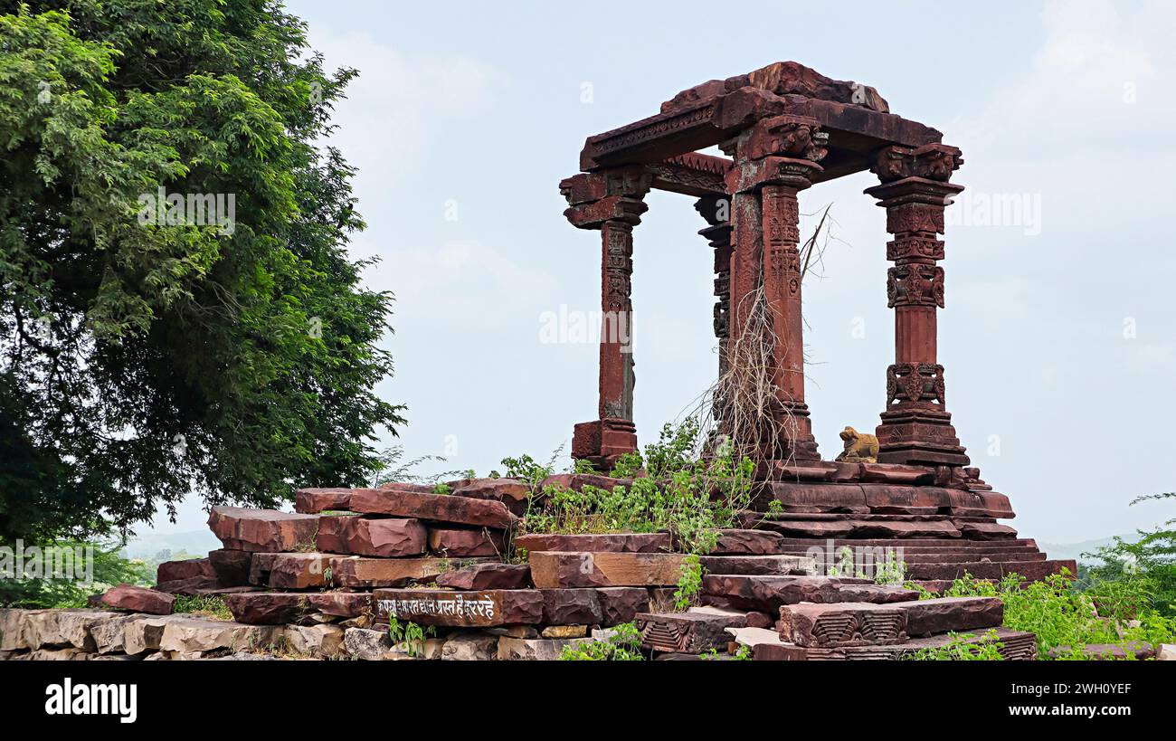 Char Khamba Temple, Near Kakuni Ganesh Temple, Baran, Rajasthan, India ...