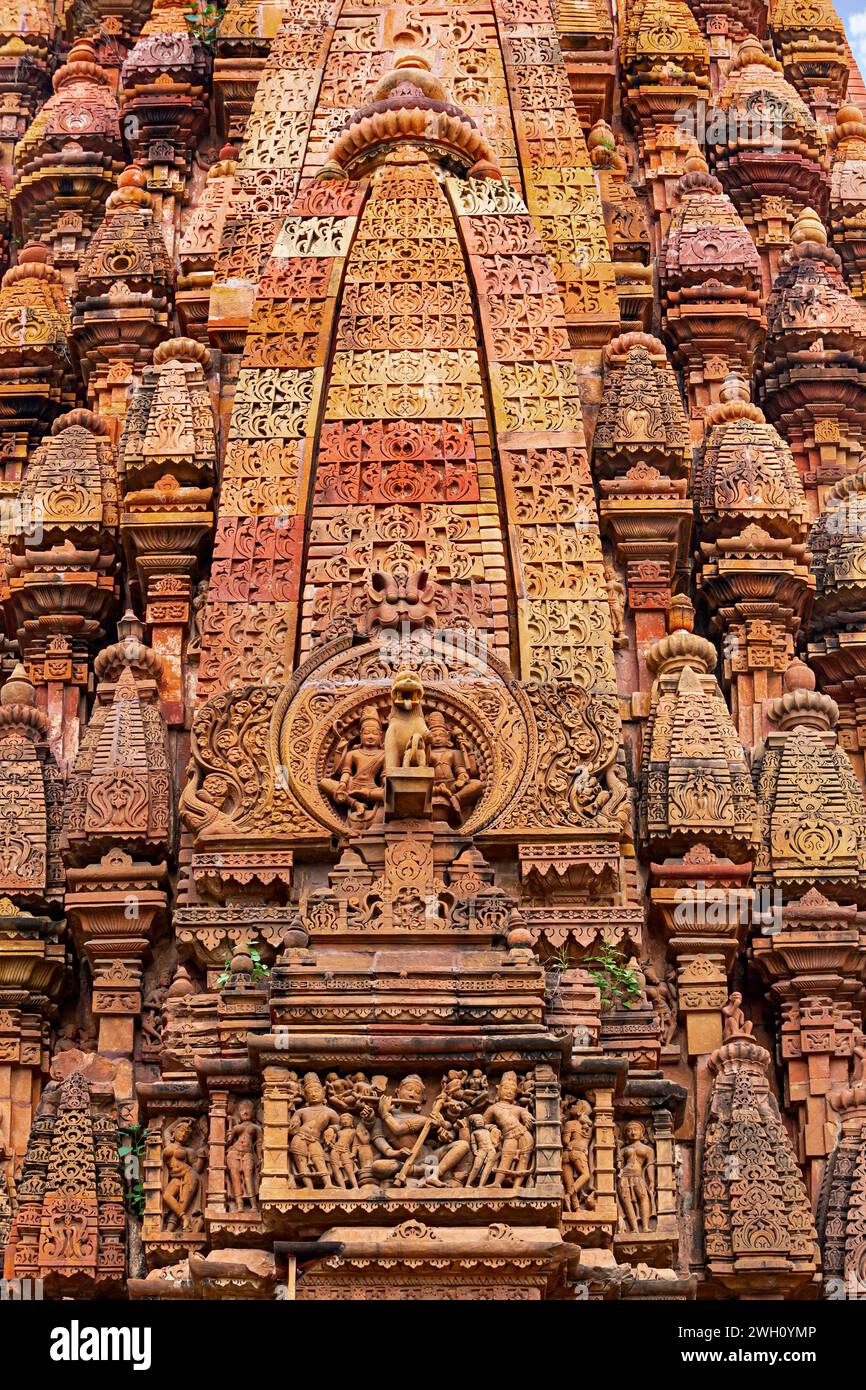 Carving Details on the Sun Temple of Jhalarapatan, Rajasthan, India ...