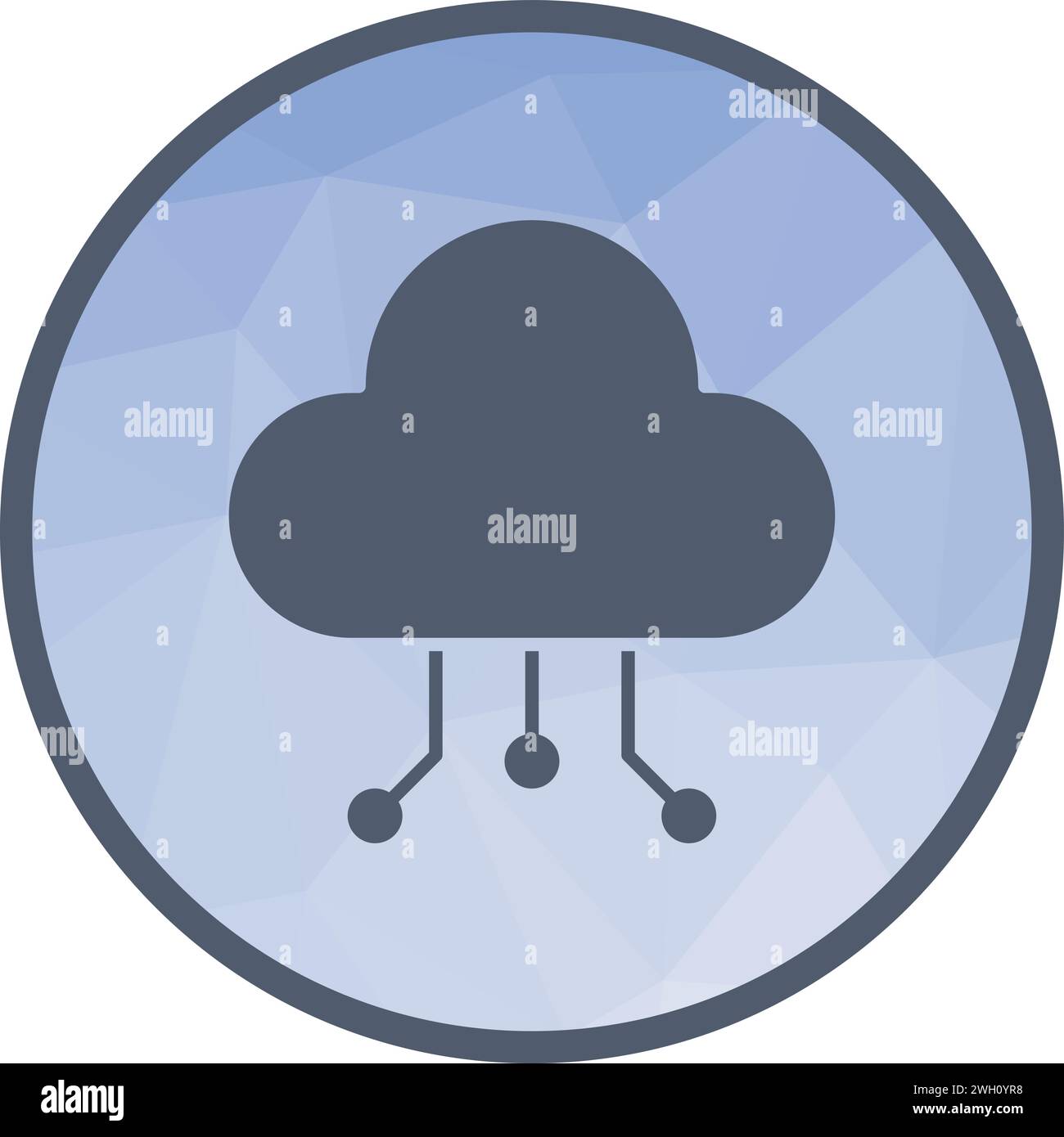 Cloud Data Distribution Icon Vector Image Stock Vector Image And Art Alamy