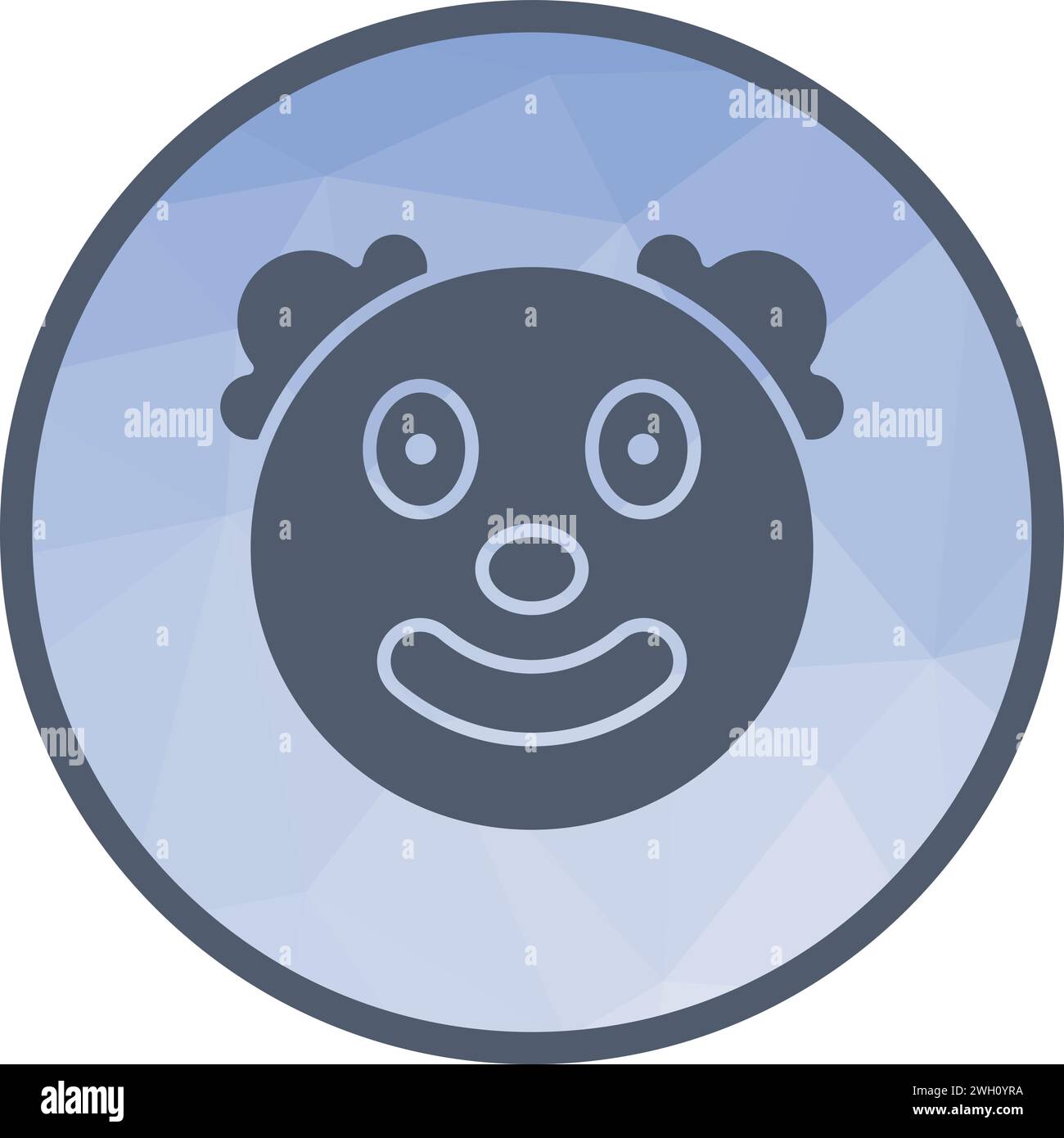 Clown face emoji symbol hi-res stock photography and images - Alamy
