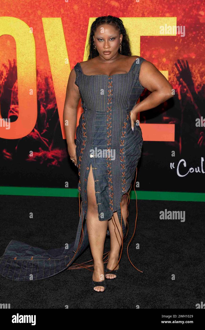 Los Angeles, USA. 06th Feb, 2024. Zuri Marley attends the arrivals of ...